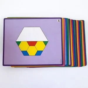 Lakeshore | Toys | Lakeshore Pattern Blocks Design Boards Set Preschool ...